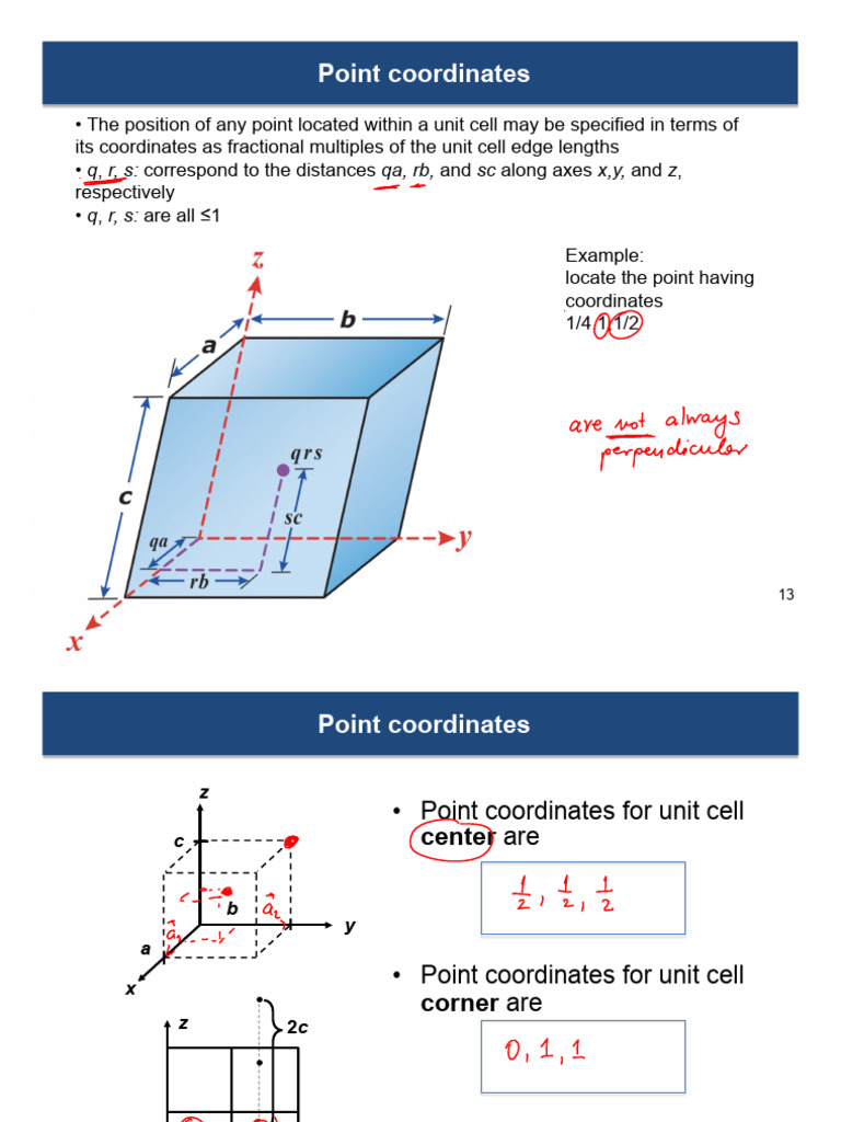3012_Real_and_Reciprocal_Space_Notes | PDF | Crystal Structure ...