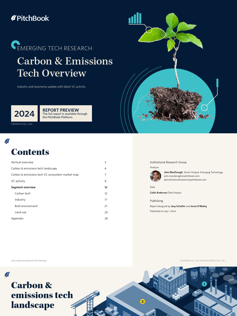2024_Carbon_Emissions_Tech_Overview_Preview | PDF | Carbon Sequestration | Carbon Capture And ...