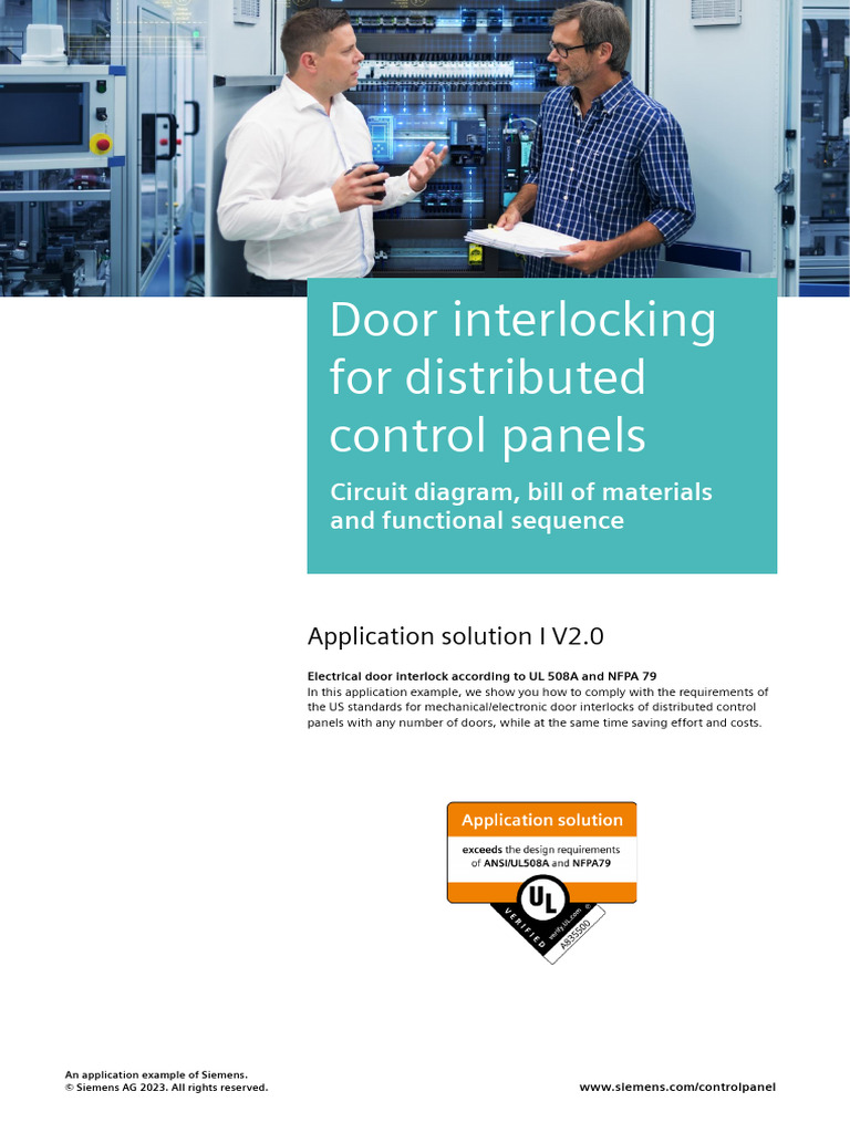 Application Solution Door Interlocking V2.0 | PDF | Switch | Legal ...