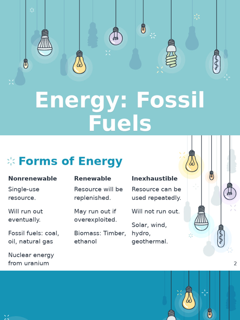 Fossil Fuels: Energy and Impact | PDF | Coal Mining | Petroleum