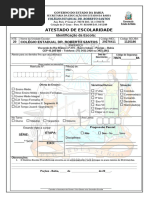 Atestado Escolar Modelo | PDF