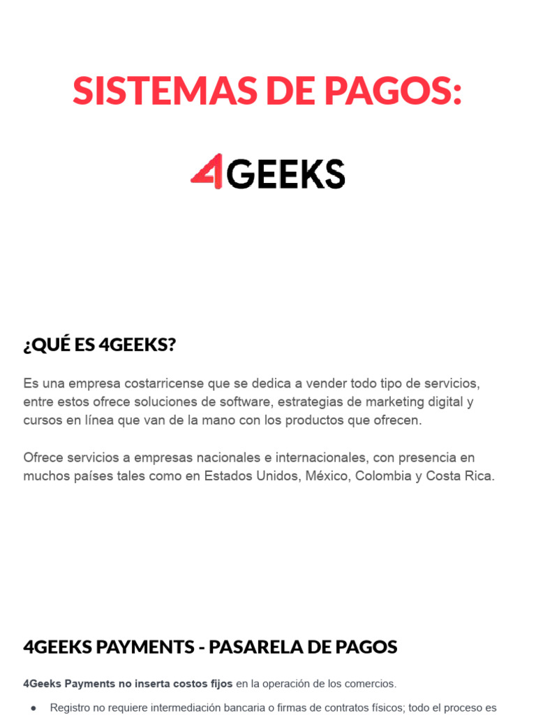 4GEEKS | PDF