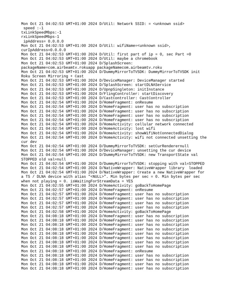 Ourlog 5241 | PDF | Telecommunications | Digital Technology