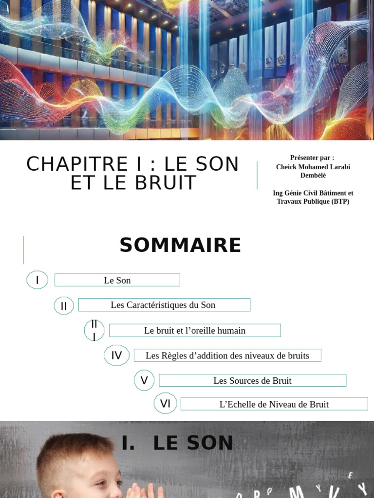 Le bruit et le SON | PDF | Son | Bruit