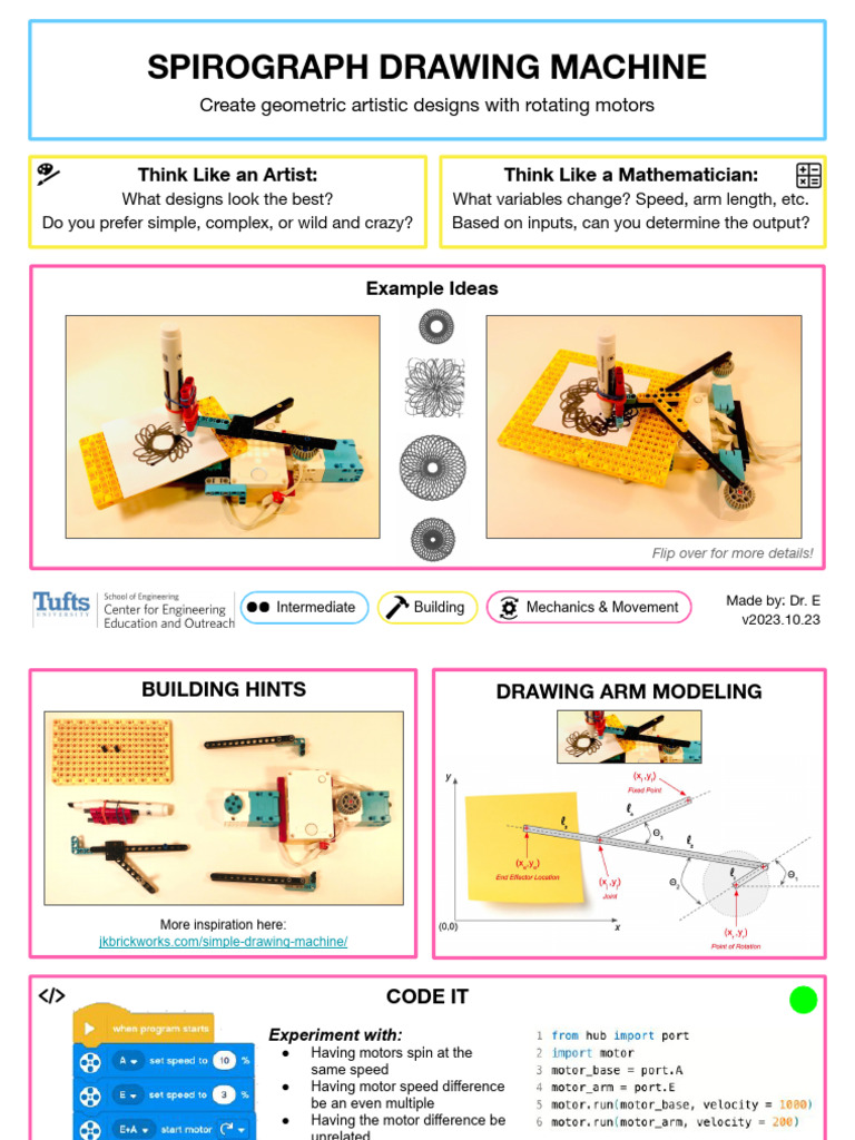 SP Placemat - Project 05 - Spirograph Drawing Machine | PDF