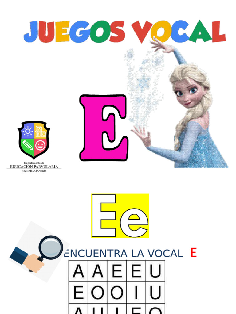 Juegos Vocal e | PDF