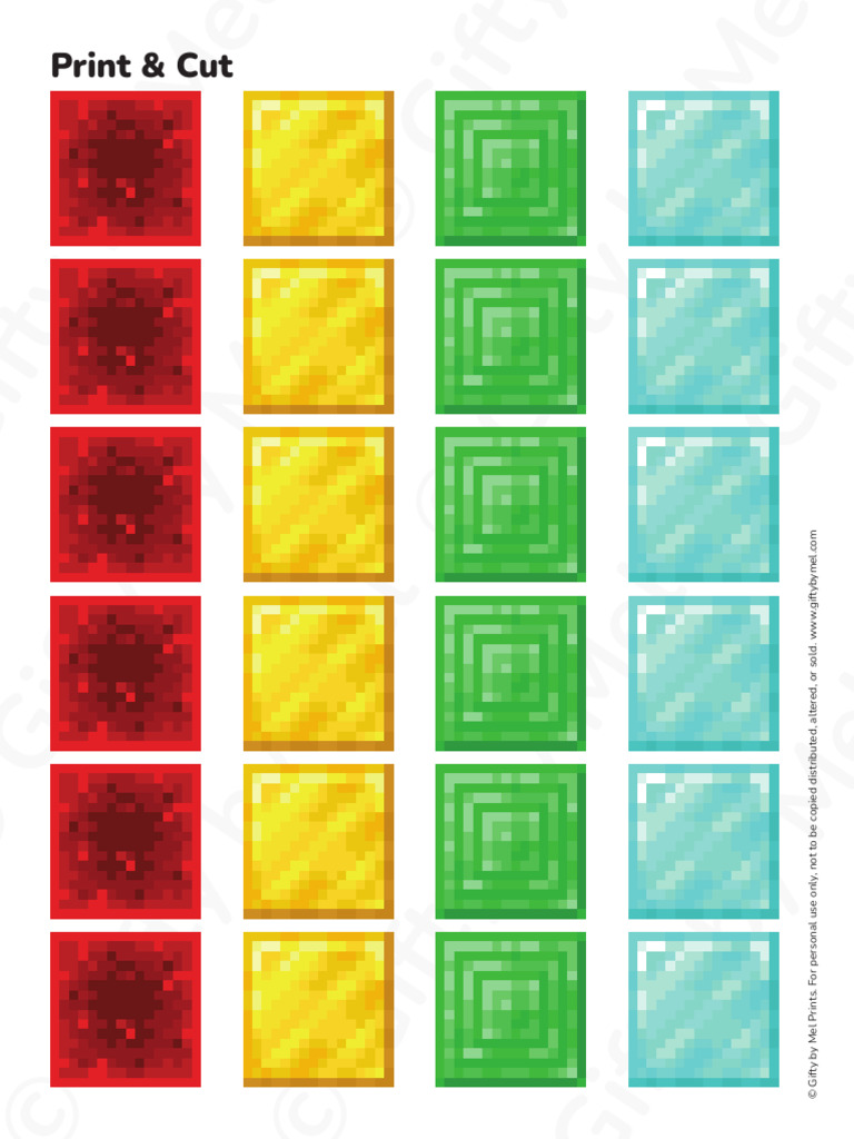 Gifty by Mel Minecraft Chest Template | PDF