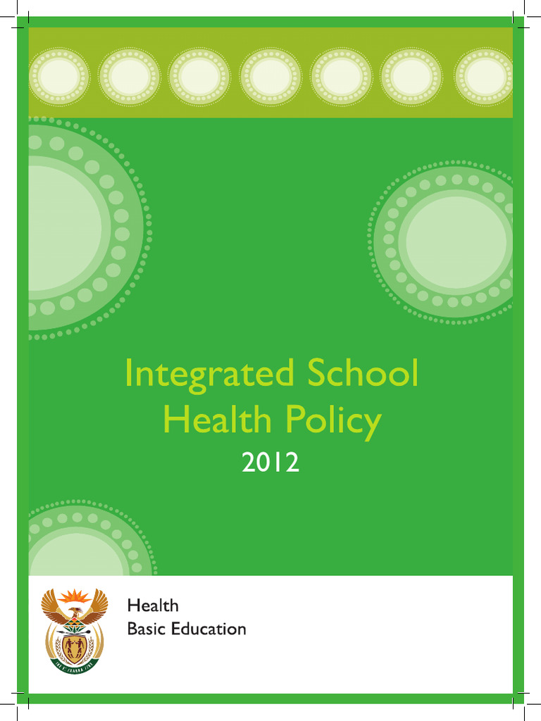 Integrated School Health Policyb-W - 1 | PDF | World Health ...