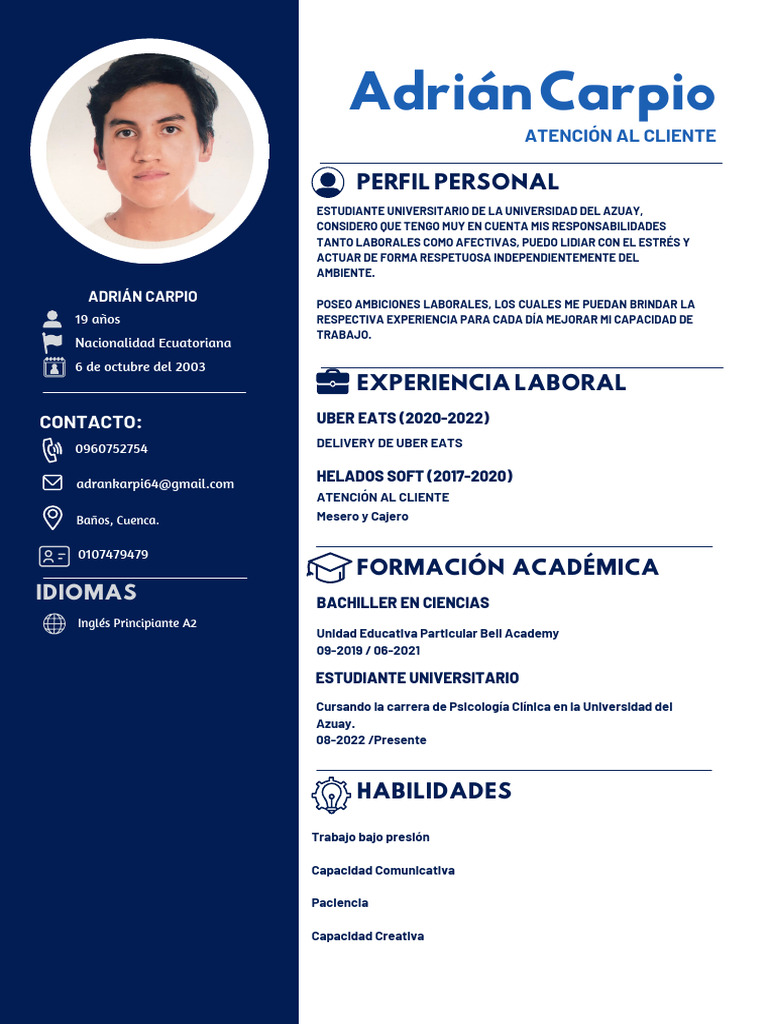 Adrián Carpio. CV | PDF