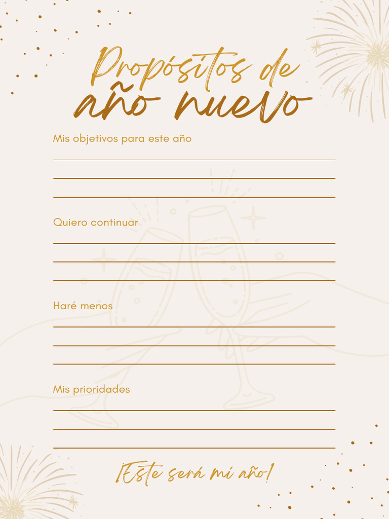 Planner Propósitos de Año Nuevo Moderno Beige_20241228_080643_0000 | PDF