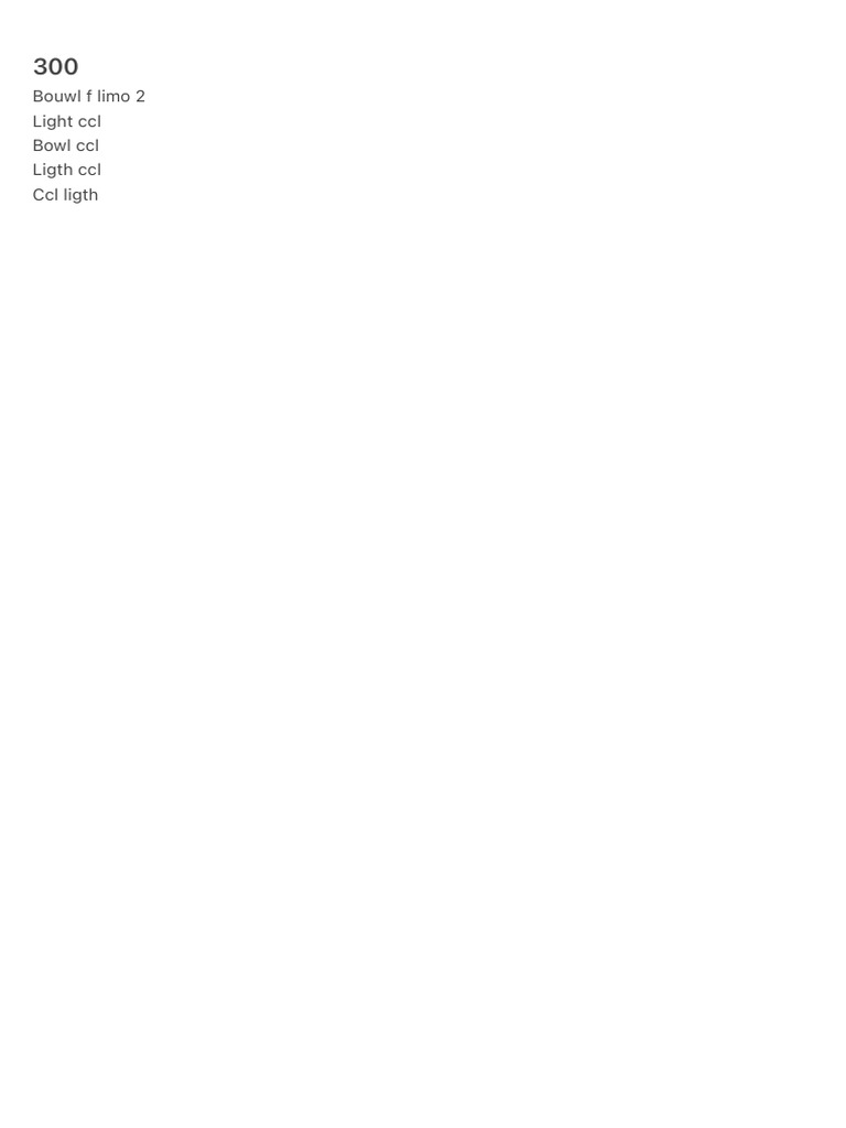 Bouwl F Limo 2 Light CCL Bowl CCL Ligth CCL CCL Ligth | PDF
