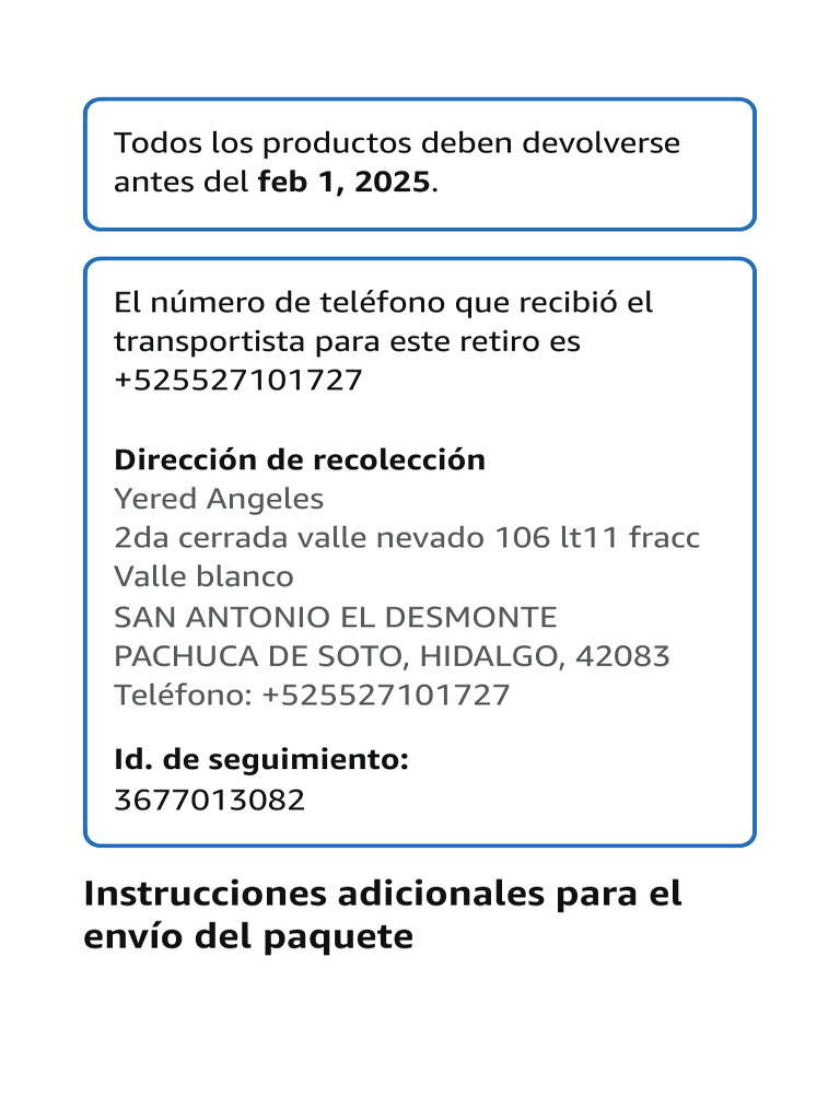 Centro de Devoluciones | PDF