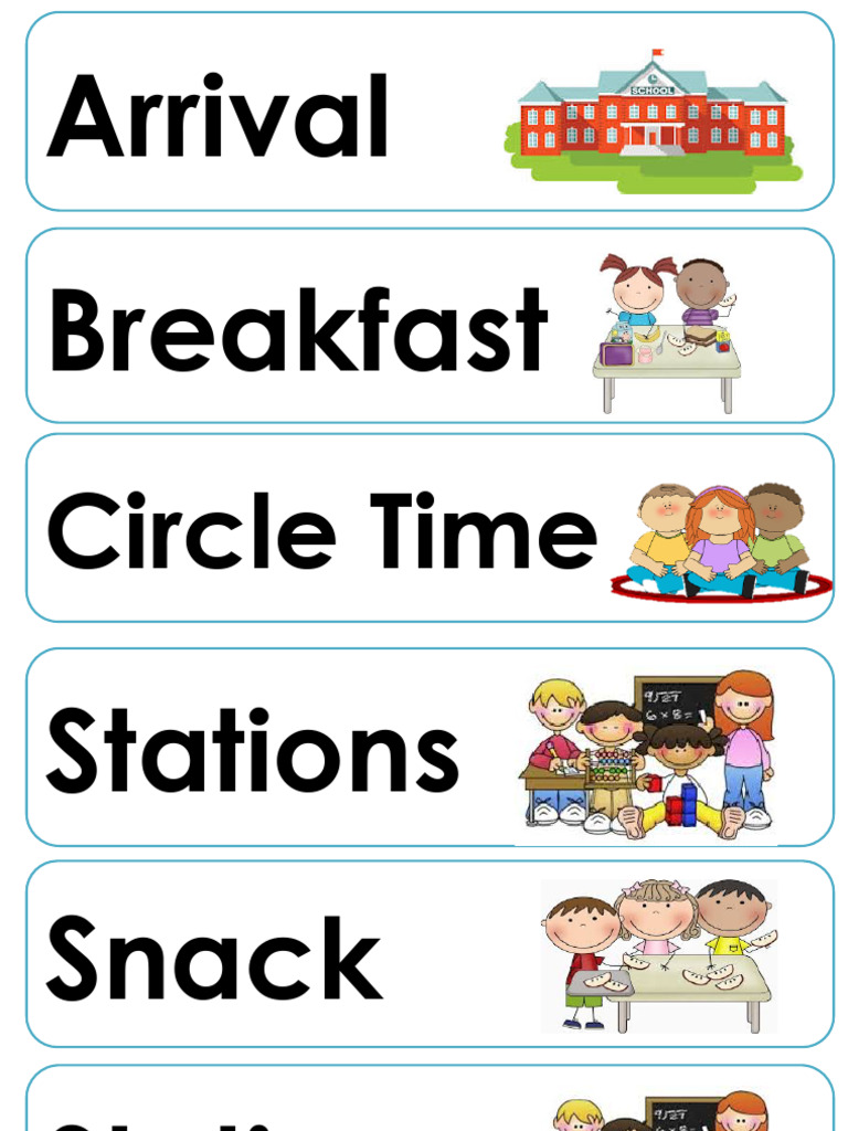Autism Classroom Schedule | PDF