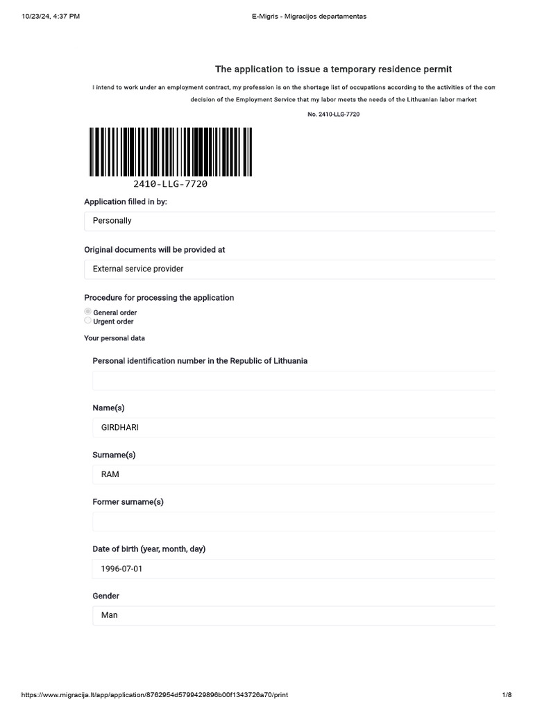 Lithuanian Work Permit Guide | PDF | Lithuania | Travel Visa