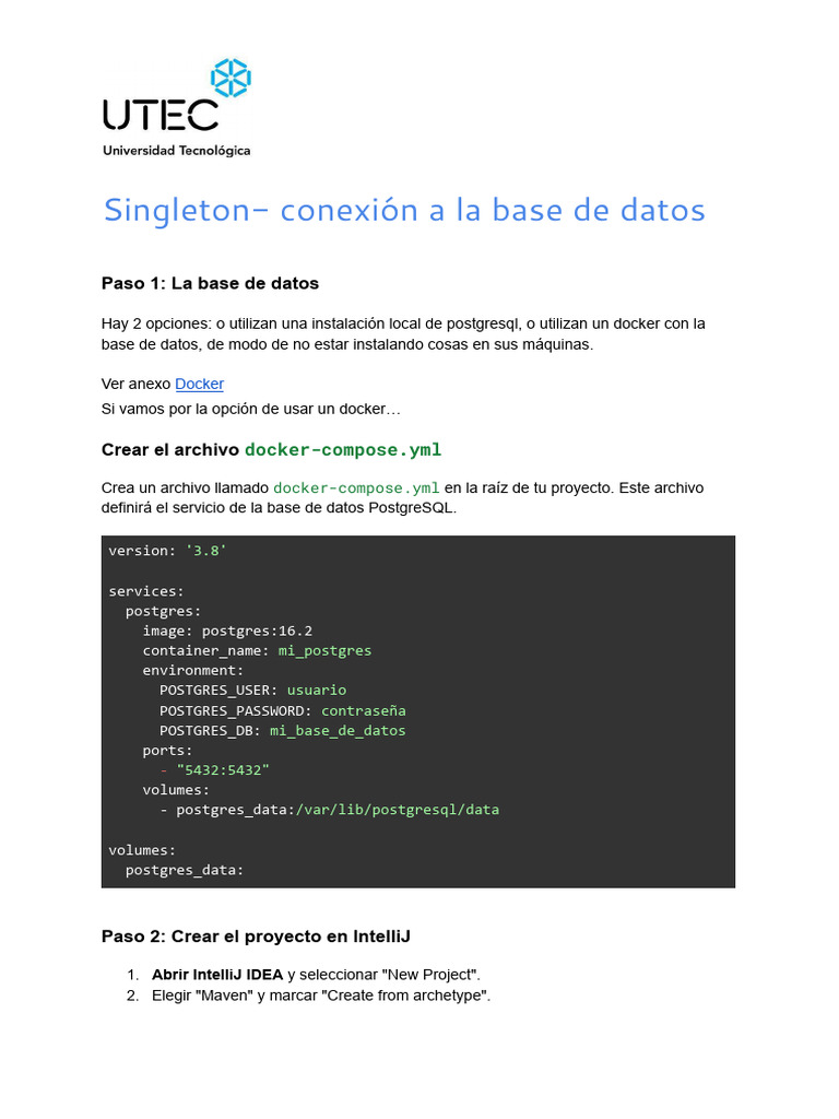 Singleton - Conexión a La BD | PDF | Software de la aplicacion | Informática