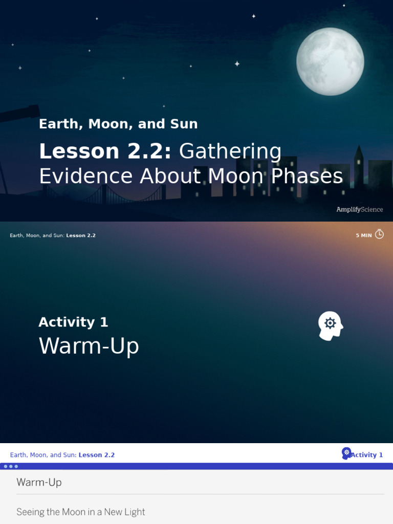 Evidence Gathering on Moon Phases | PDF | Moon | Earth
