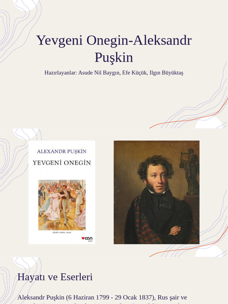 Yevgeni Onegin Sunum | PDF