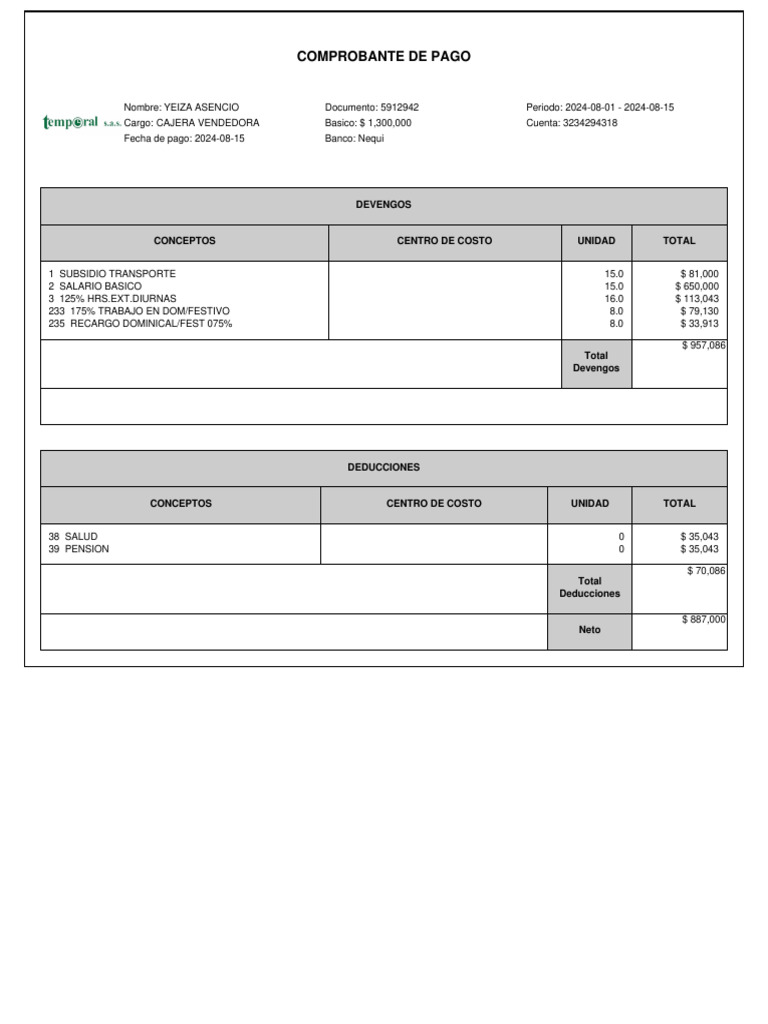 Servlet Generar Comprobante Pago PDF | PDF