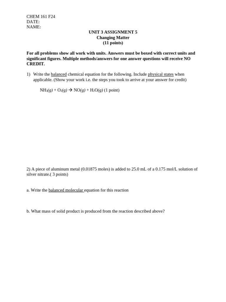 Unit 3 Assignment 5 | PDF