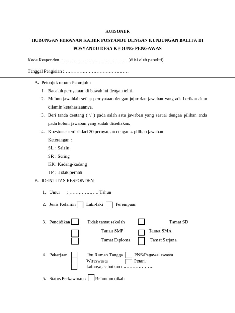 Kuisoner Skala Likert | PDF