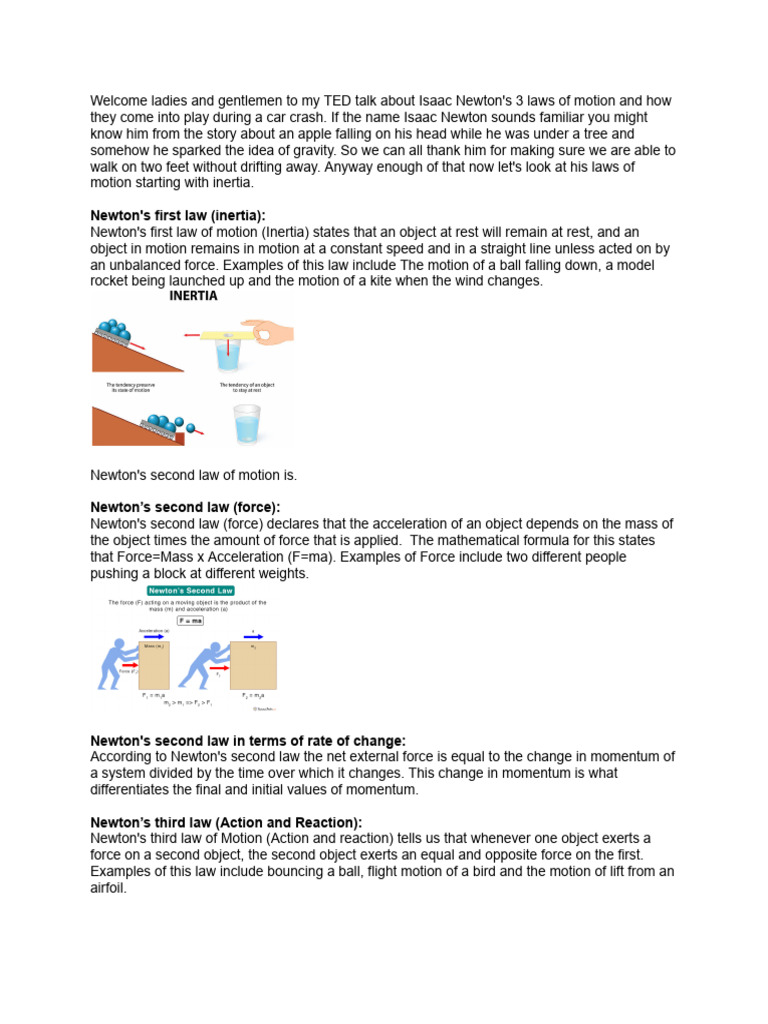 Laws of motion in a car crash | PDF | Newton's Laws Of Motion | Seat Belt