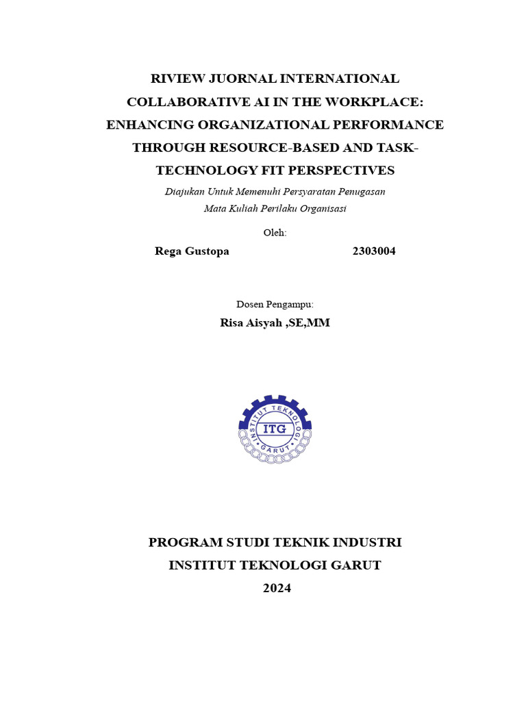 Riview Jurnal Internasional | PDF