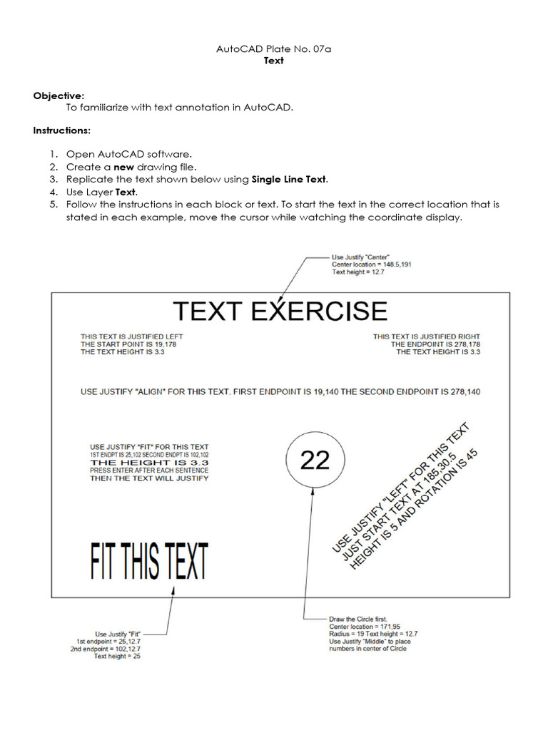 AutoCAD Plate No. 07 | PDF