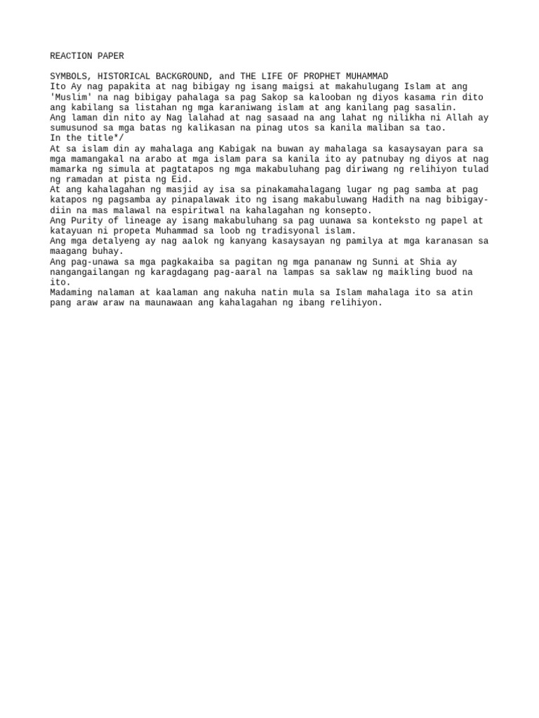 Reaction Paper-Wps Office | PDF
