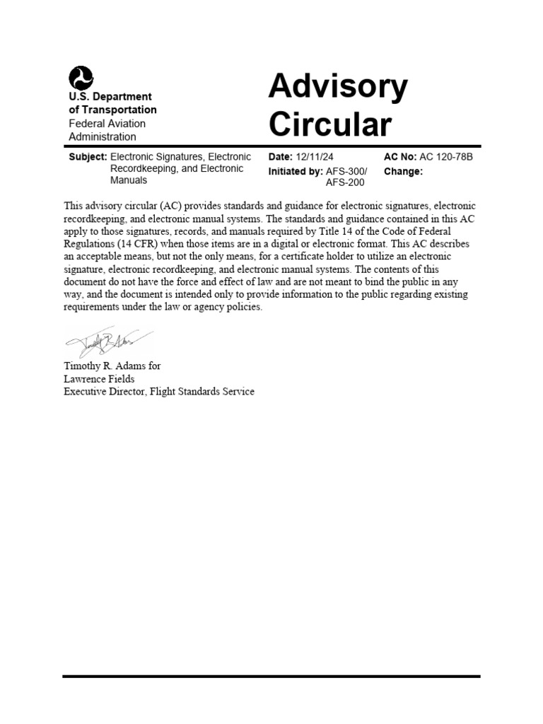 AC_120-78B_FAA_Web | PDF | Public Key Cryptography | Key (Cryptography) AC_120-78B_FAA_Web | PDF | Public Key Cryptography | Key (Cryptography)