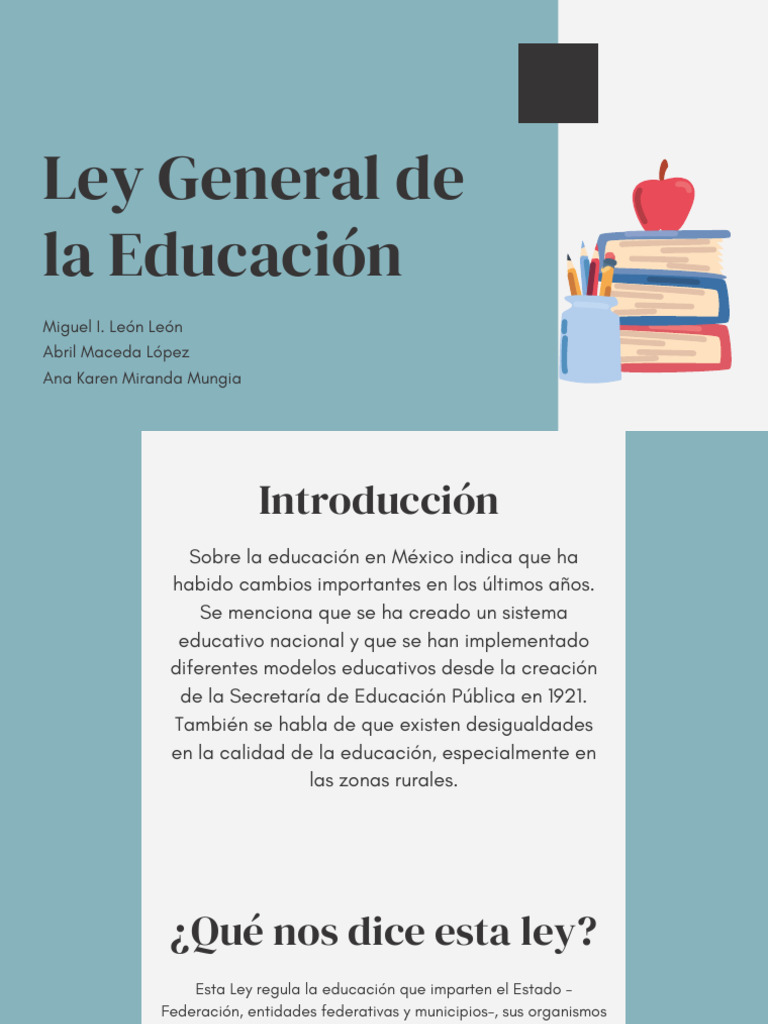 Ley General de La Educación _20240920_075748_0000 | PDF | Educación primaria