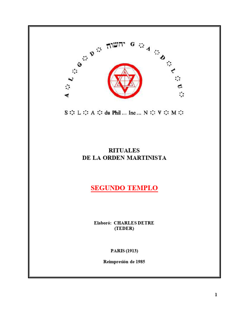 Orden Martinista Grado SII | PDF | Masonería | Los símbolos