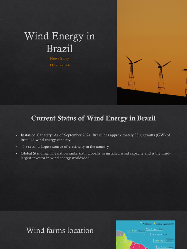Wind Energy in Brazil News Story | PDF