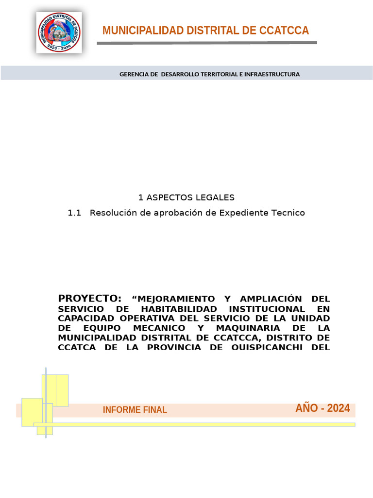 SEPARADORES INFORME FINAL | PDF