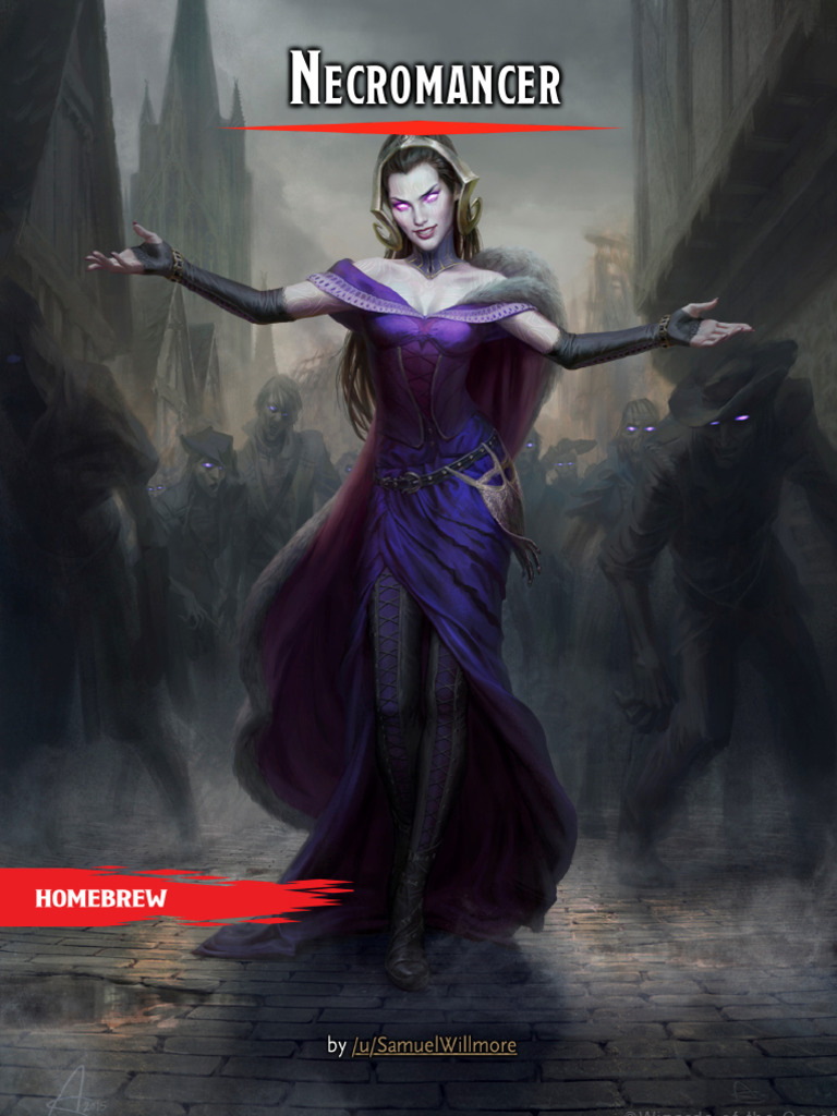 Necromancer _ GM Binder | PDF | Necromancy | Dungeons & Dragons