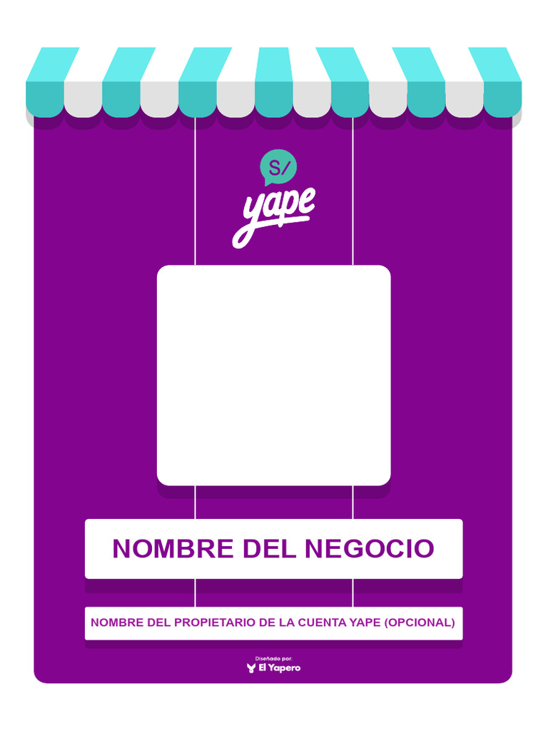 Letrero PDF Yape | PDF