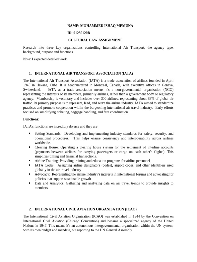 Contract Law Assignment | PDF | Aviation Safety | Aviation