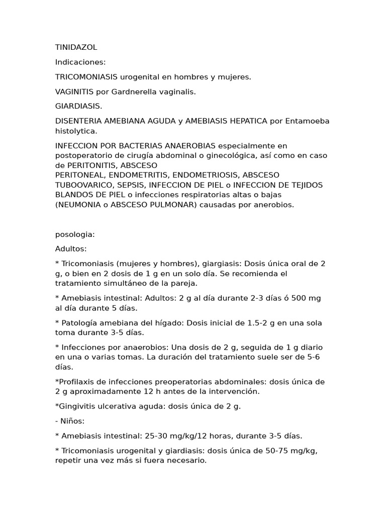Fármacos para Amebiasis | PDF | Especialidades Medicas | Medicina CLINICA