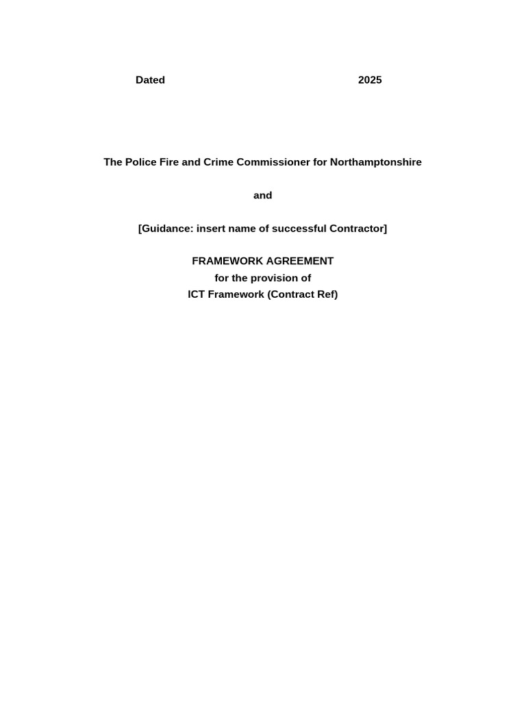 ICT Framework Agreement Overview | PDF | Arbitration | Legal Liability
