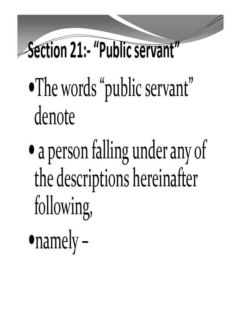 Public Servant | PDF | Officer (Armed Forces) | Justice