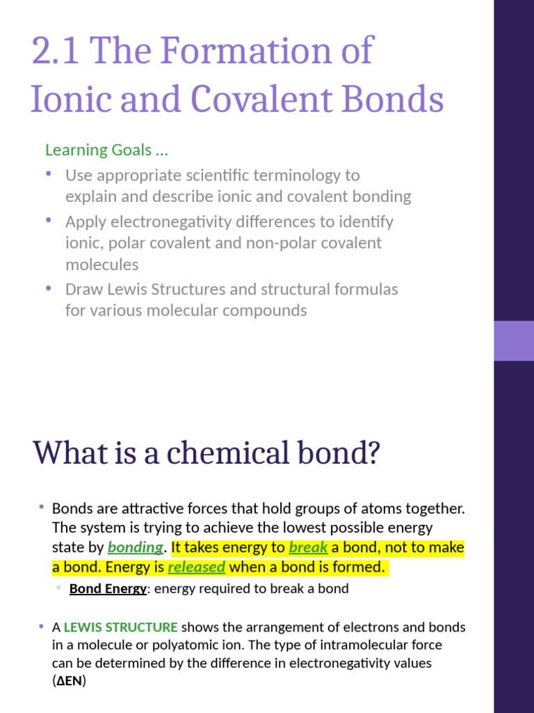 Ionic and Covalent Bonding Overview | PDF | Chemical Bond | Ionic Bonding