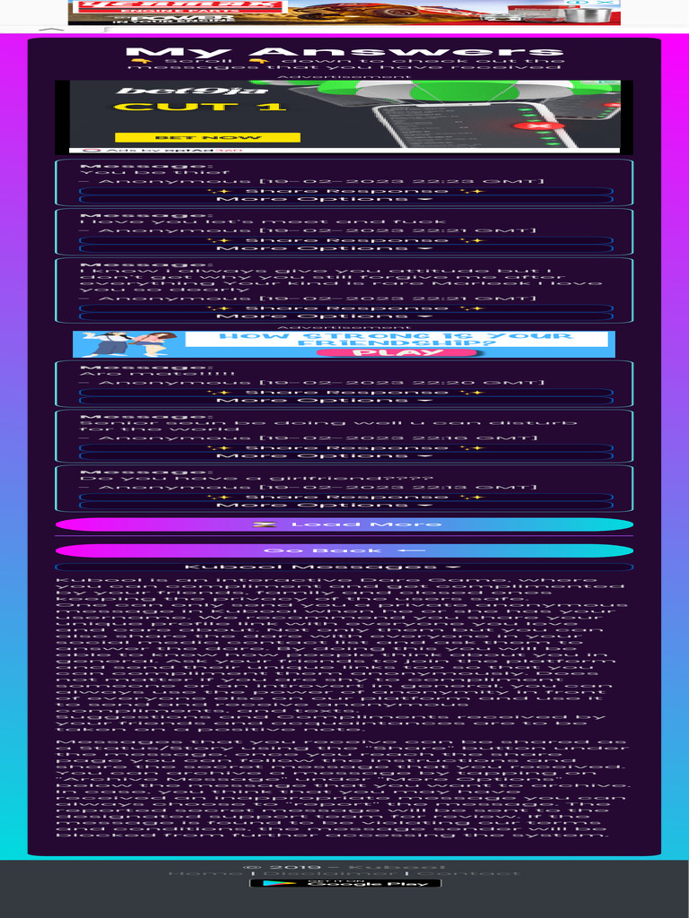 My Messages - Kubool 18 | PDF | Computing | World Wide Web