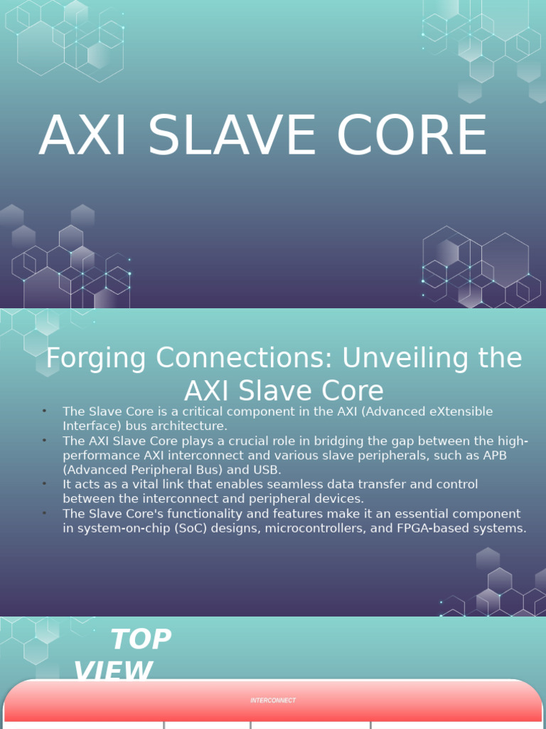 AXI Slave Core: Key SoC Component | PDF | Planets | Planets In Astrology