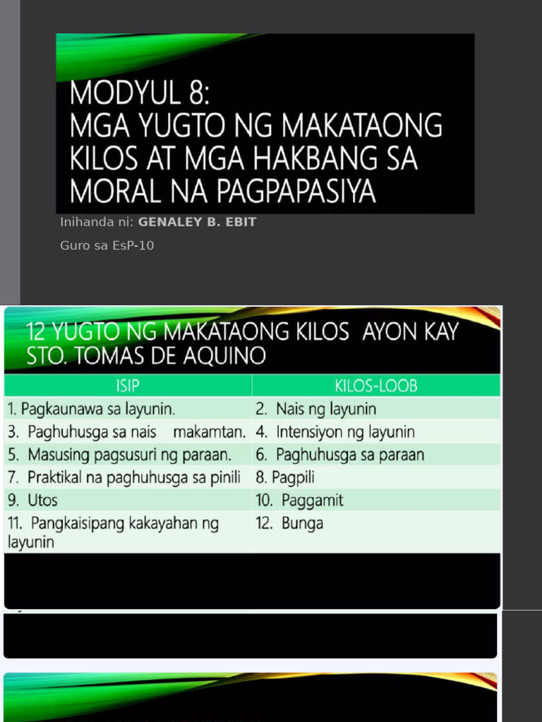 Modyul 8 EsP 10 | PDF