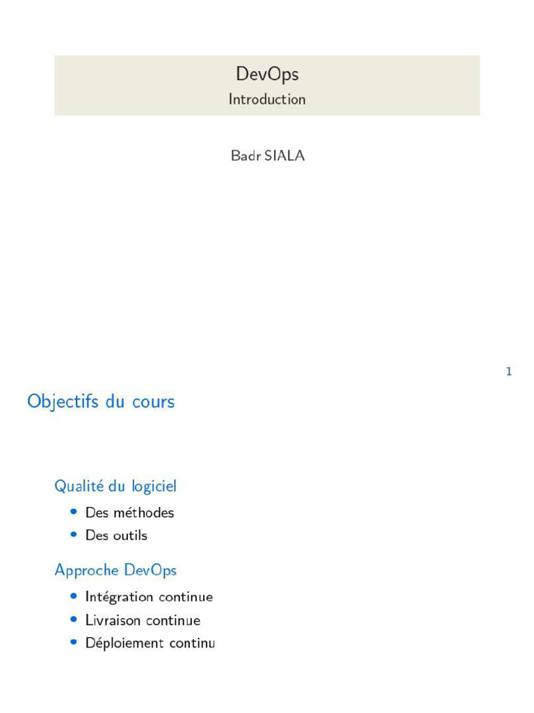 Devops 1 Introduction Modified | PDF