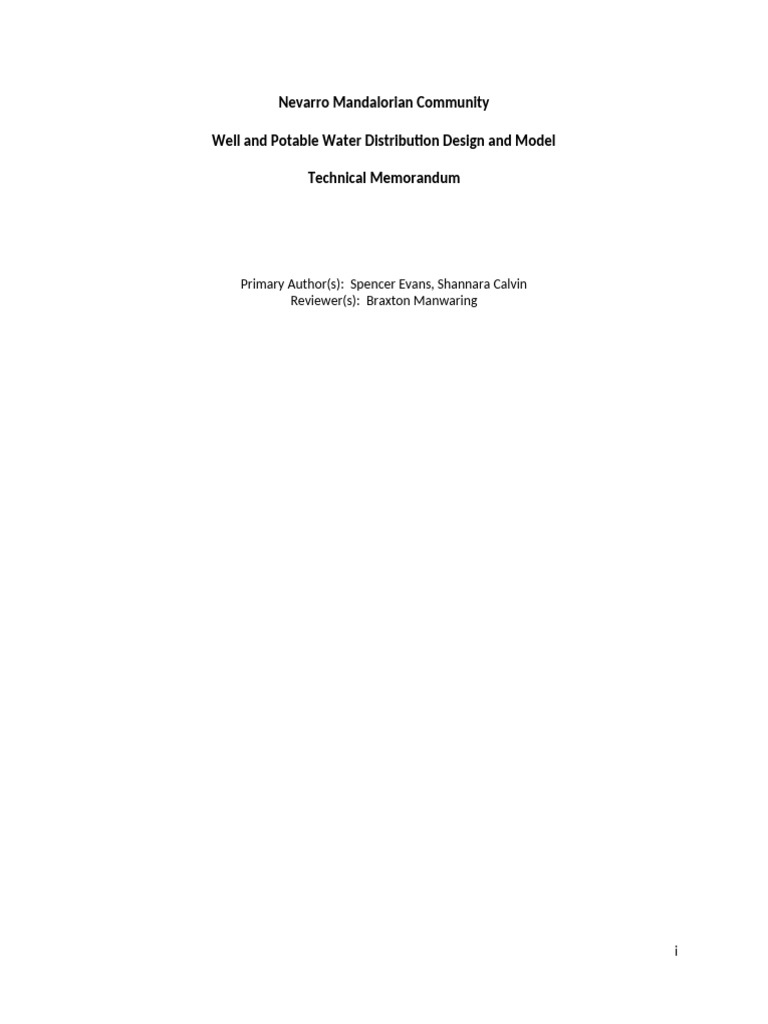 Task 3 Technical Memorandum | PDF | Groundwater | Aquifer