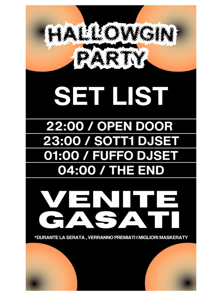 Setlist+Regoline | PDF