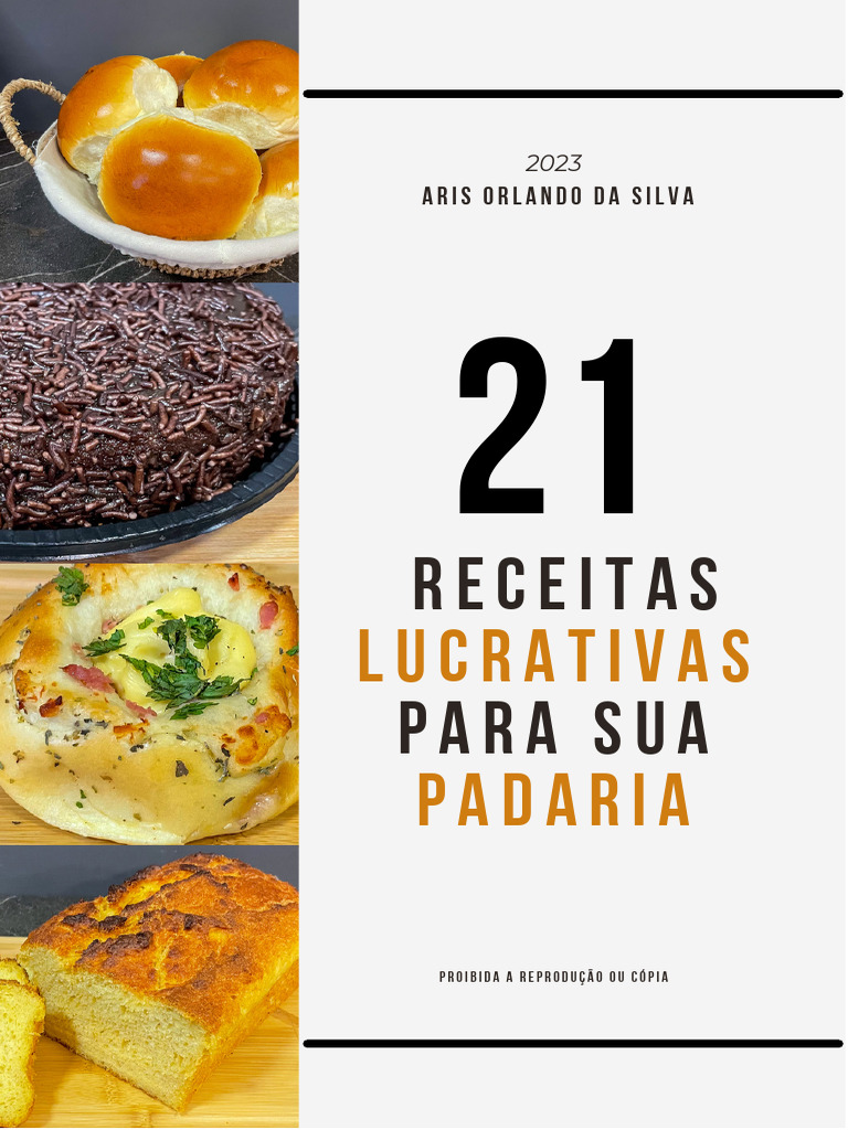 E Book 21 Receitas Lucrativas para A Sua Padaria Aris Orlando Da Silva ...
