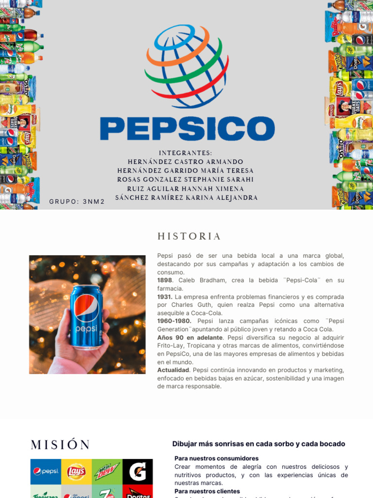 Evolución y Estrategia de PepsiCo | PDF | Pepsi | Pepsi Co