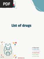 KDT Classification of Drugs | PDF