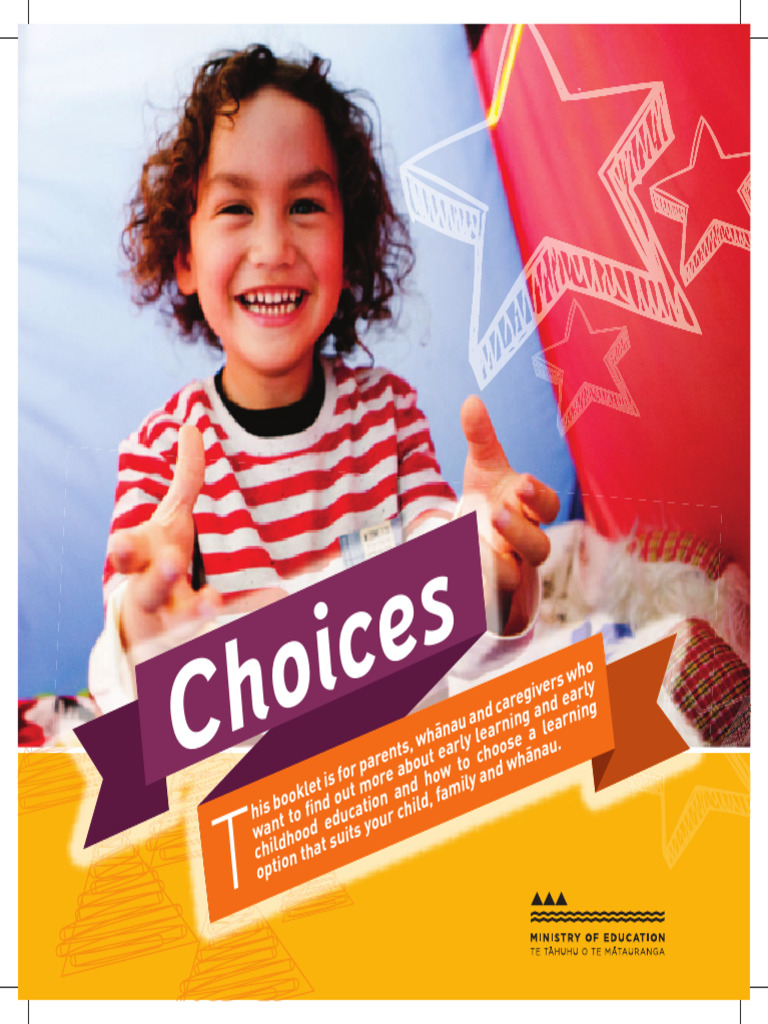 ECE Choices Booklet | PDF | Teachers | Kindergarten